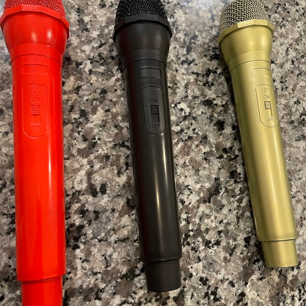 Ombre Gradient Prop Microphones Concert/festival Tour Fake Mic Cosplay ...