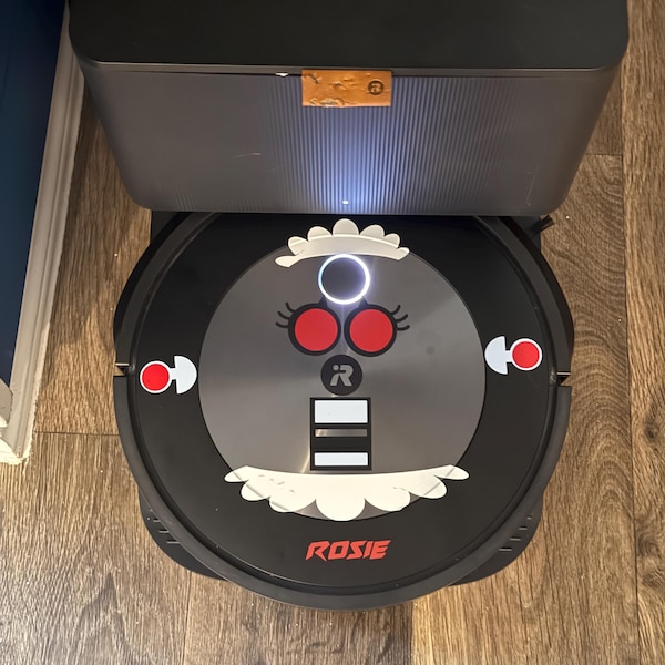 Original Deluxe Rosie the Robot Face Decals for Your Robotic Floor ...