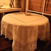 Vintage Large Lace Tablecloth Table Covering Genuine Nottingham Lace ...
