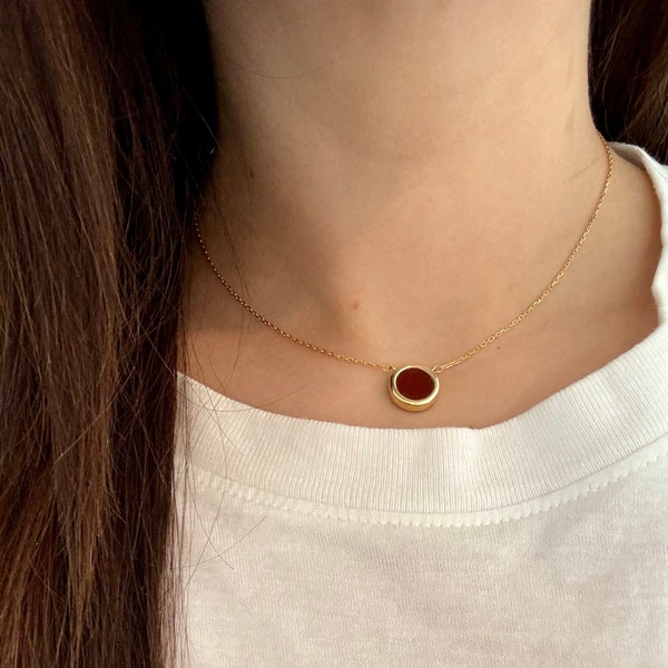 Gold Sideway Airplane Necklace, Dainty Travel Necklace, Airplane ...