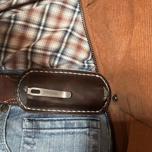 Knife Sheath, Belt Sheath, Horizontal Knife Sheath, Leather Knife ...