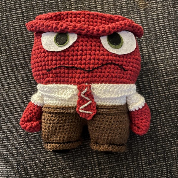 Crochet Amigurumi Anger Downloadable PDF Pattern - Etsy