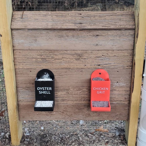 Chicken Oyster Shell/grit Feeder – 3D Printed, Mess-free Design for ...