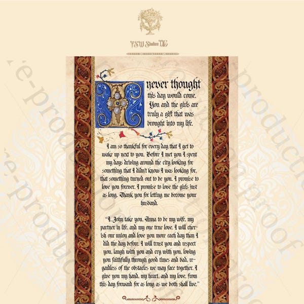Medieval Wedding Invitation Scroll | Viking Wedding Scroll | Wedding ...
