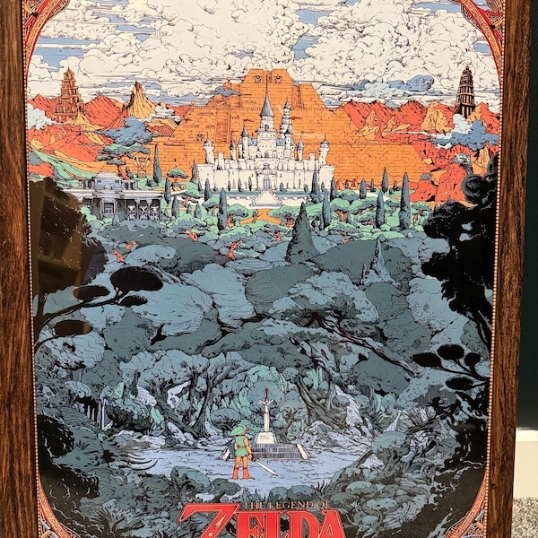 The Legend of Zelda Travel Poster - Legend of Zelda Poster - Zelda Home ...