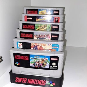 SNES Super Nintendo Display Game Stand - Etsy