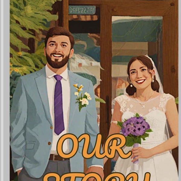 Custom Love Story Book Our Love Story Book Anniversary Gift Sentimental ...