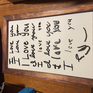 Laser Cut Handwriting Sign Personalized Sign From Handwriting or ...