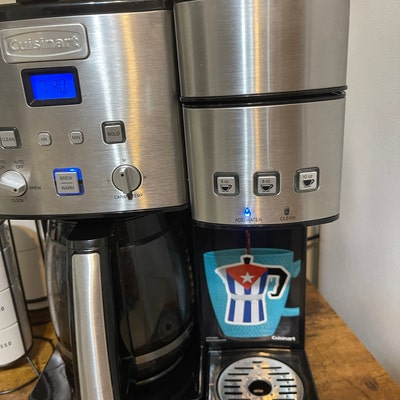 Dominican Flag Greca Sticker Dominican Flag Cafetera Decal Dominican ...