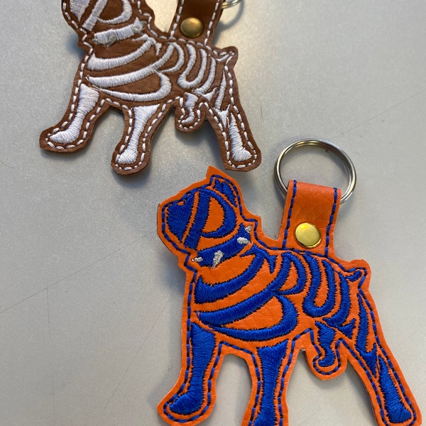 Embroidery Design Digitized Pit Bull Text Fill Keychain 4 X 4 - Etsy