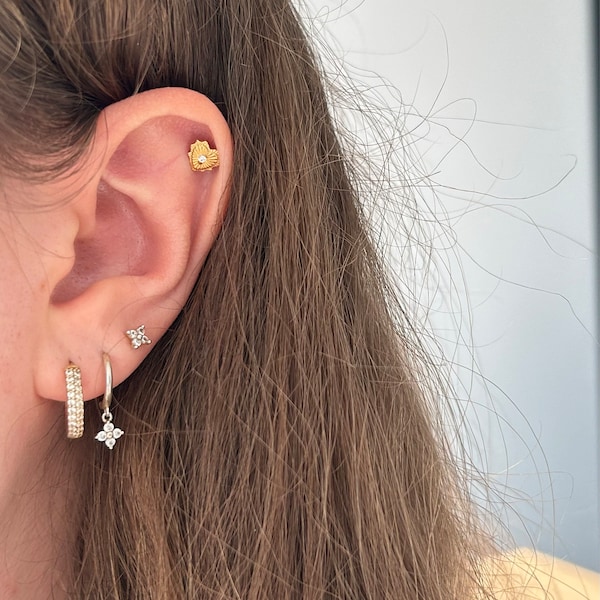 Sword Bat Spider Sun Moon Heart Piercing . Helix Tragus Lobe Snug Conch ...