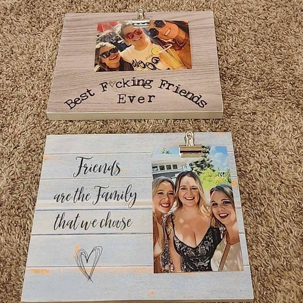 Best Friend Gift Frame | Custom/personalized Picture Frame for Friend ...