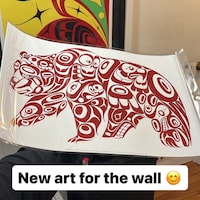 Haida First Nation 'octopus' Vinyl Sticker Decal - Etsy Canada