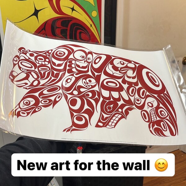 Gitxsan First Nation 'bear Design' Contemporary Pacific North West ...