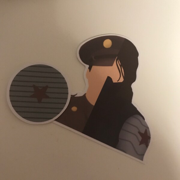 Bucky Barnes-winter Soldier Vinyl Sticker - Etsy UK