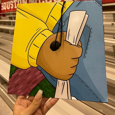 Western Grad Cap CARDSTOCK Graduation Cap Design Cowgirl Grad Cap ...