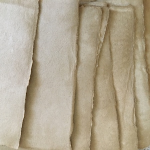 Deckle Edge Paper, Antique Vintage Handmade Paper, Hand Torn Paper for ...