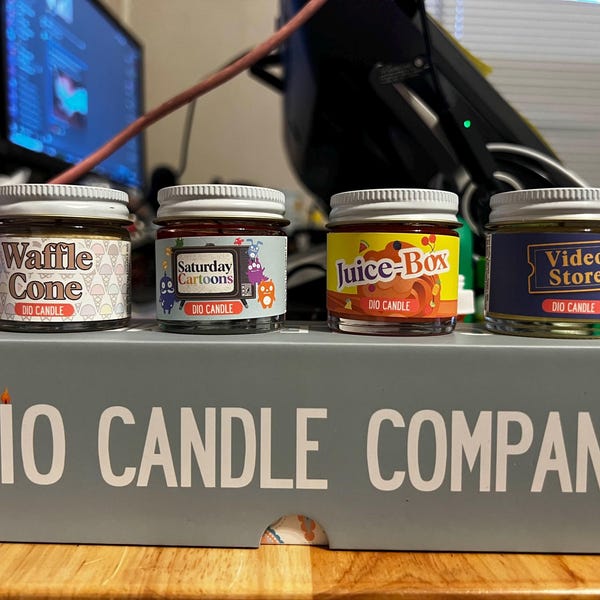 90s Nostalgia Candle Set - Four Childhood-inspired Scents (video Store ...
