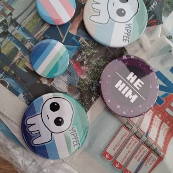Pride Yippee Pins | Yippee Tbh Creature Pin Badges | LGBTQ Autism ...
