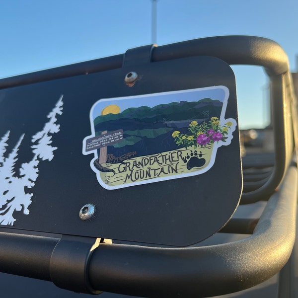 Blue Ridge Parkway Location Sticker National Park Sticker Roadtrip ...