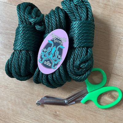 Beginners Rope Bondage Kit 90ft Shears for Shibari or Suspension 6mm 1/ ...