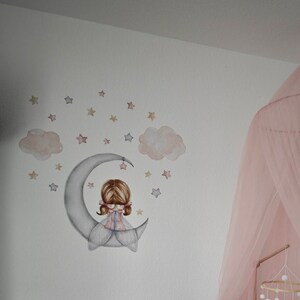 Mermaid Nursery Wallpaper Underwater Wall Mural for Girls Room Peel and ...