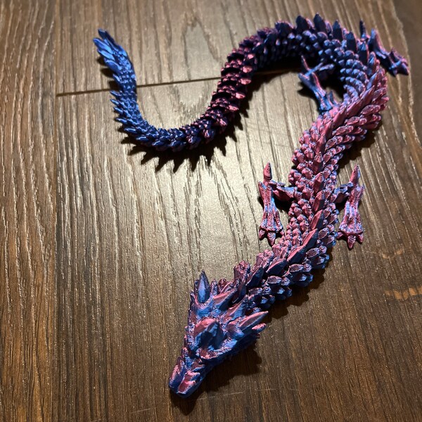 Articulated Spike Dragon Fidget Desk Figure - Etsy