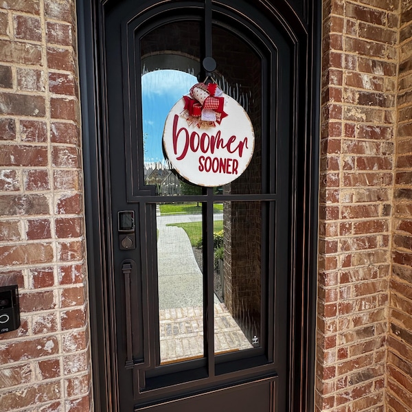 OU Door Hanger | Oklahoma | OU Door Sign | Oklahoma Sooners ...