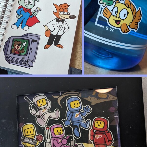 FF6 Character Sprites - Vinyl Sticker Sheet - Etsy