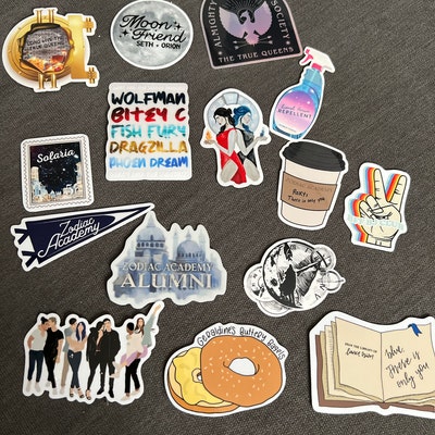 Zodiac Academy Sticker Pack Bookish Stickers Licensed Seller Darius ...