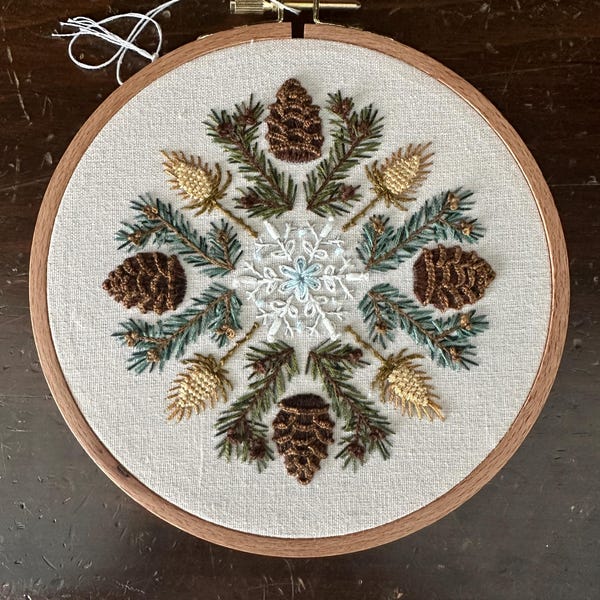 Four Seasons Embroidery Pattern Bundle, Seasonal Samplers, Botanical ...