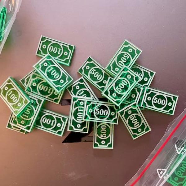 Money Tokens, Currency Tokens, Dollar Tokens, Panamax Tokens, Gold ...