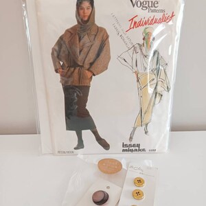 Rare UNCUT Vintage 1970's Vogue Pattern 8384 / GLAMOROUS Misses' Slim ...