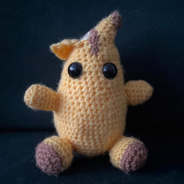 Handmade Cute Banana Plush Peely - Made to Order - Etsy