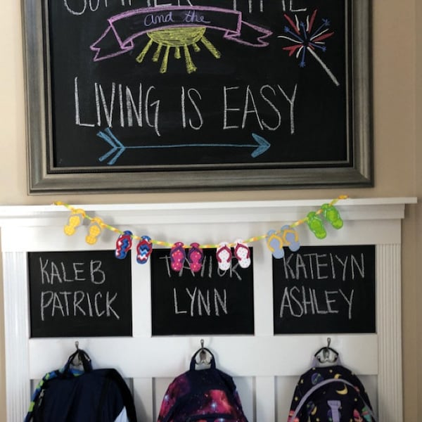 Flip Flop Banner in the Hoop Project Machine Embroidery Designs ...