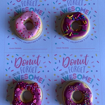 Donut Valentines Cards. Valentines Day. Classroom Valentines ...