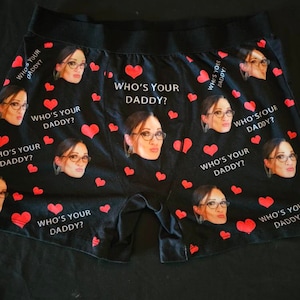 Custom Big Face Women's High-cut Briefs, Personalized Photo on Briefs ...