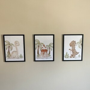 Dinosaurs Prints, Neutral Dino Print, Nursery Decor, Baby Boy Room ...