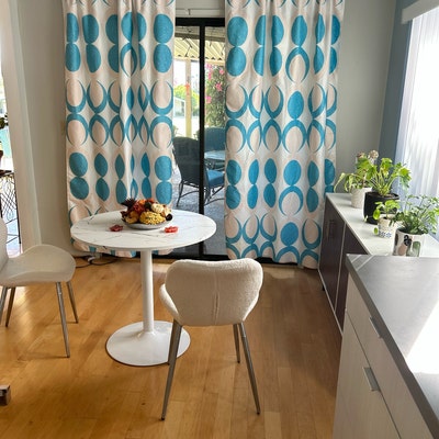 Portrait Design Drape, Abstract Art Face Window Curtains, Artistic ...