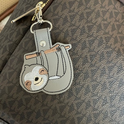 Sloth Keychain Sloth Key Chain - Etsy