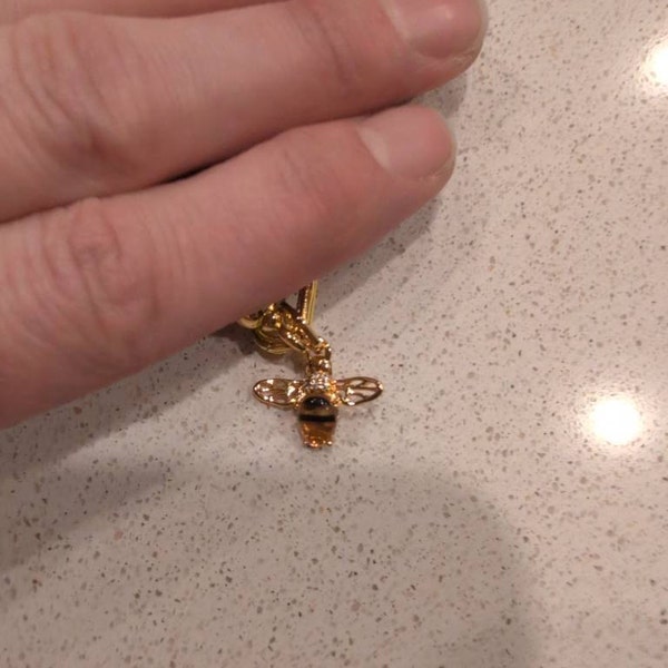 New Rose Gold Plated Linked Sister Hearts Split Dangle Charm for ...