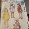 Girls Cottagecore Dress With Shawl or Capelet Sewing Pattern Simplicity ...