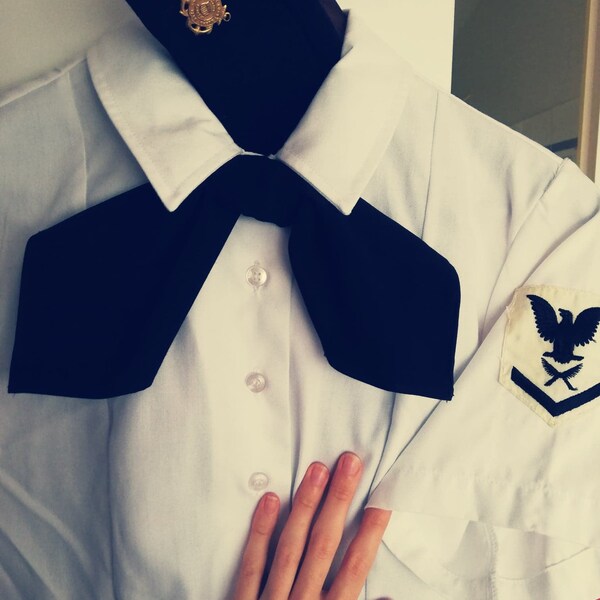 Printable Sewing Pattern – Women’s Navy WAVES & SPARS Ties All 3 Styles ...