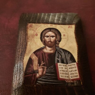 Jesus Christ Orthodox Icon Fridge Magnet Virgin Mary - Etsy