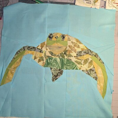 Sea Turtle Foundation Paper Pieced Quilt Pattern Reef Encounters ...