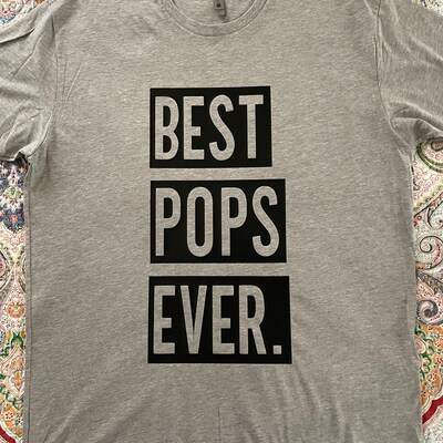 Best Pops Ever SVG, Pops Svg, Grandpa Svg, Dxf, Png Instant Download ...