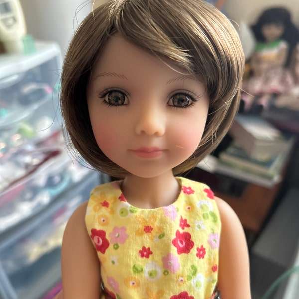 Modacrylic Wig for Wellie Doll | Polly |doll Wig 8-9''| Fits RRFF, BJD ...