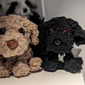 Crochet Cockapoo Pattern, Amigurumi Dog Pattern, Dog Stuffed Animal ...