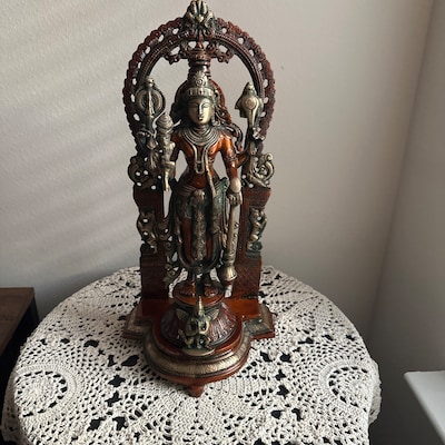 Bronze Tripura Sundari Kameshwari Empress of Desire goddess Lalita Devi ...