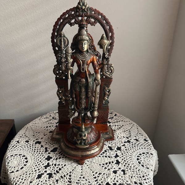 Bronze Tripura Sundari Kameshwari - Empress of Desire (goddess Lalita ...